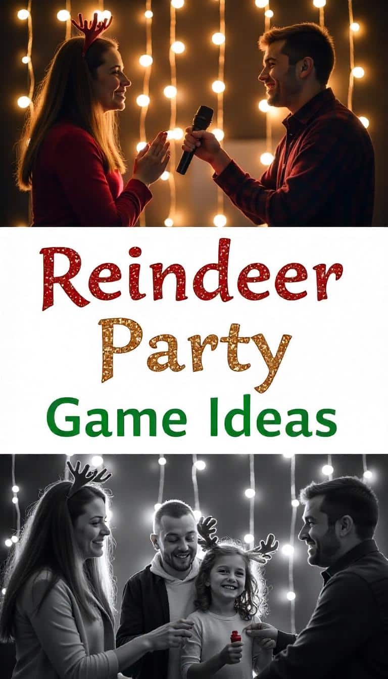 Reindeer Party Game Ideas: 50+ Fun and Festive Games