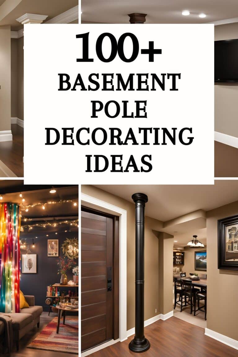 Basement Pole Decorating Ideas for Creative Design