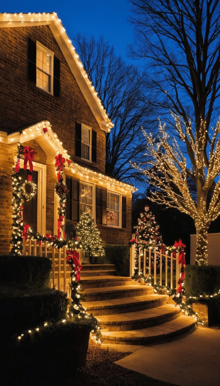 Christmas Light Decoration Ideas for Magical Spaces