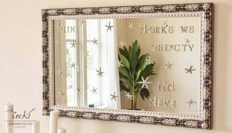 Christmas Mirror Decoration Ideas – Festive Sparkle