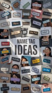 Name Tag Ideas for Events and Classrooms