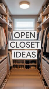 Open Closet Ideas for Organized Storage