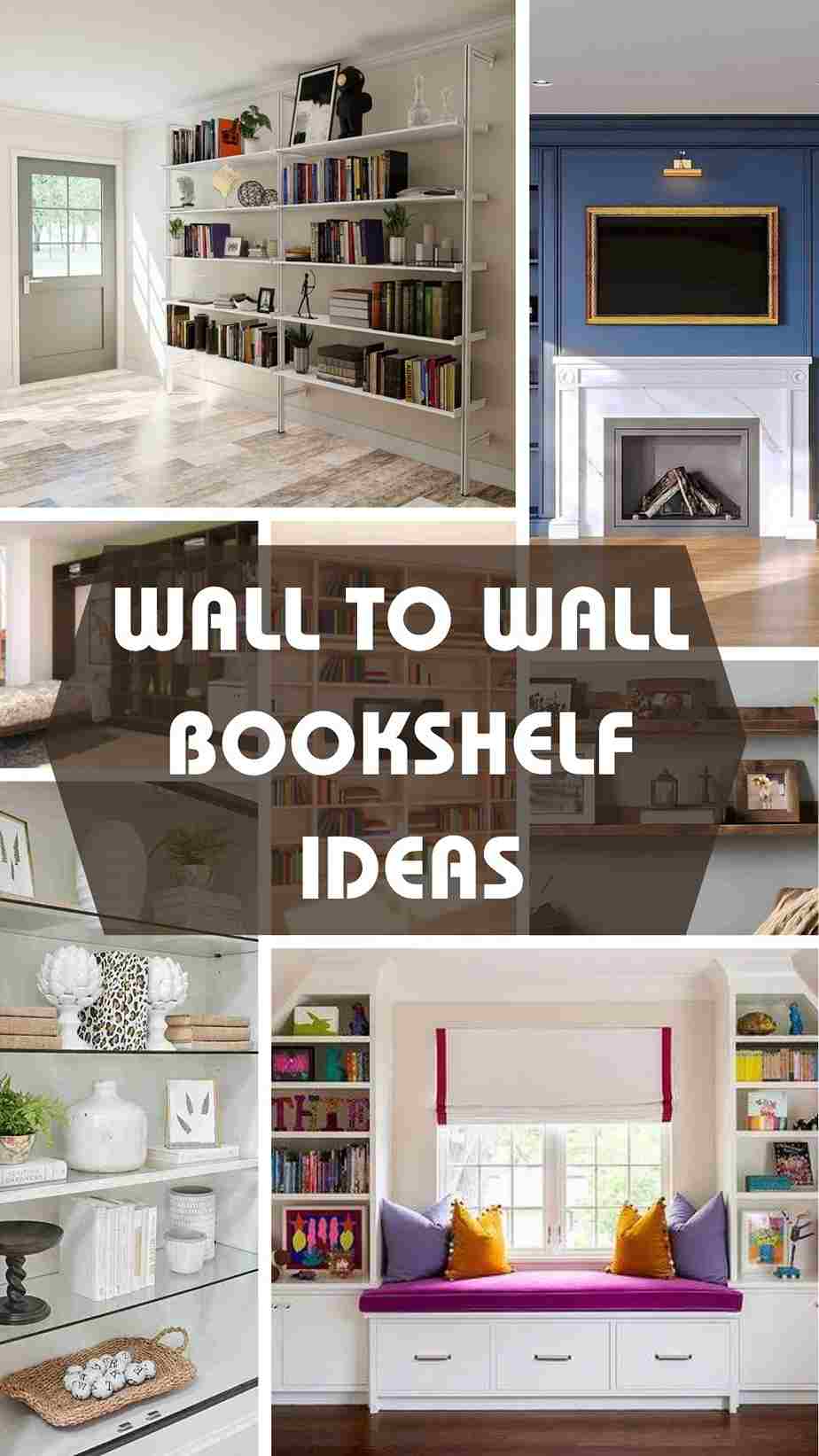 Wall to Wall Bookshelf Ideas for Stylish Storage