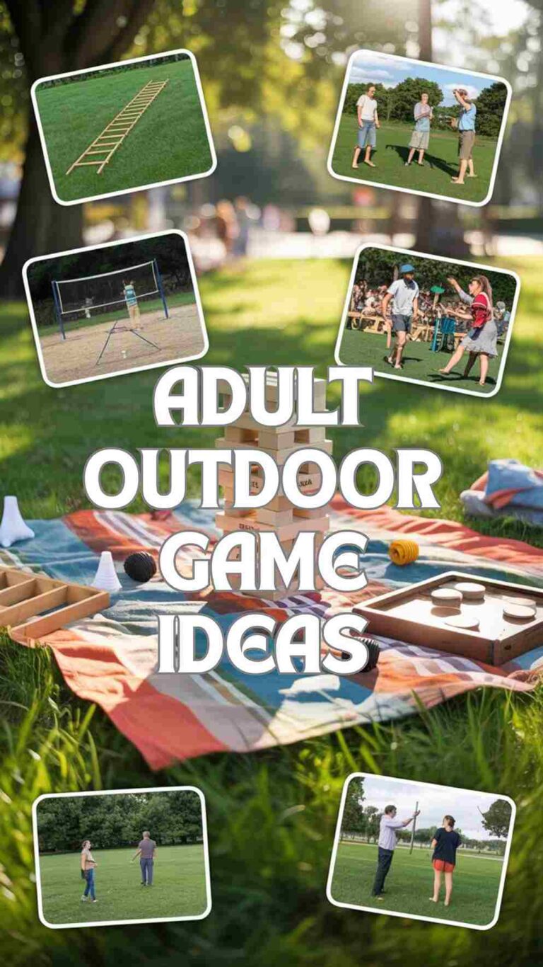 Adult Outdoor Game Ideas: Fun Activities for Groups
