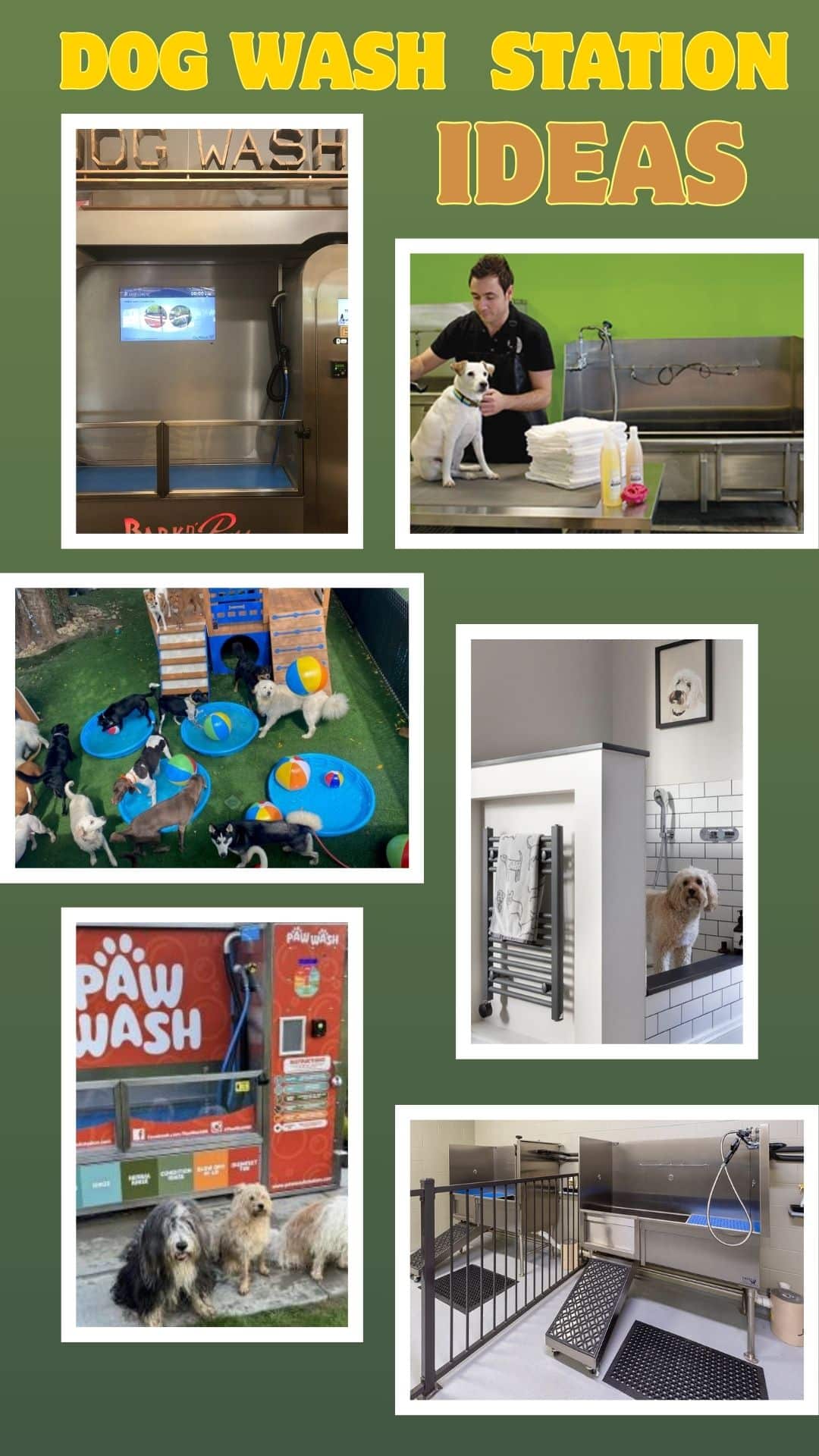 Dog Wash Station Ideas for Easy Pet Grooming