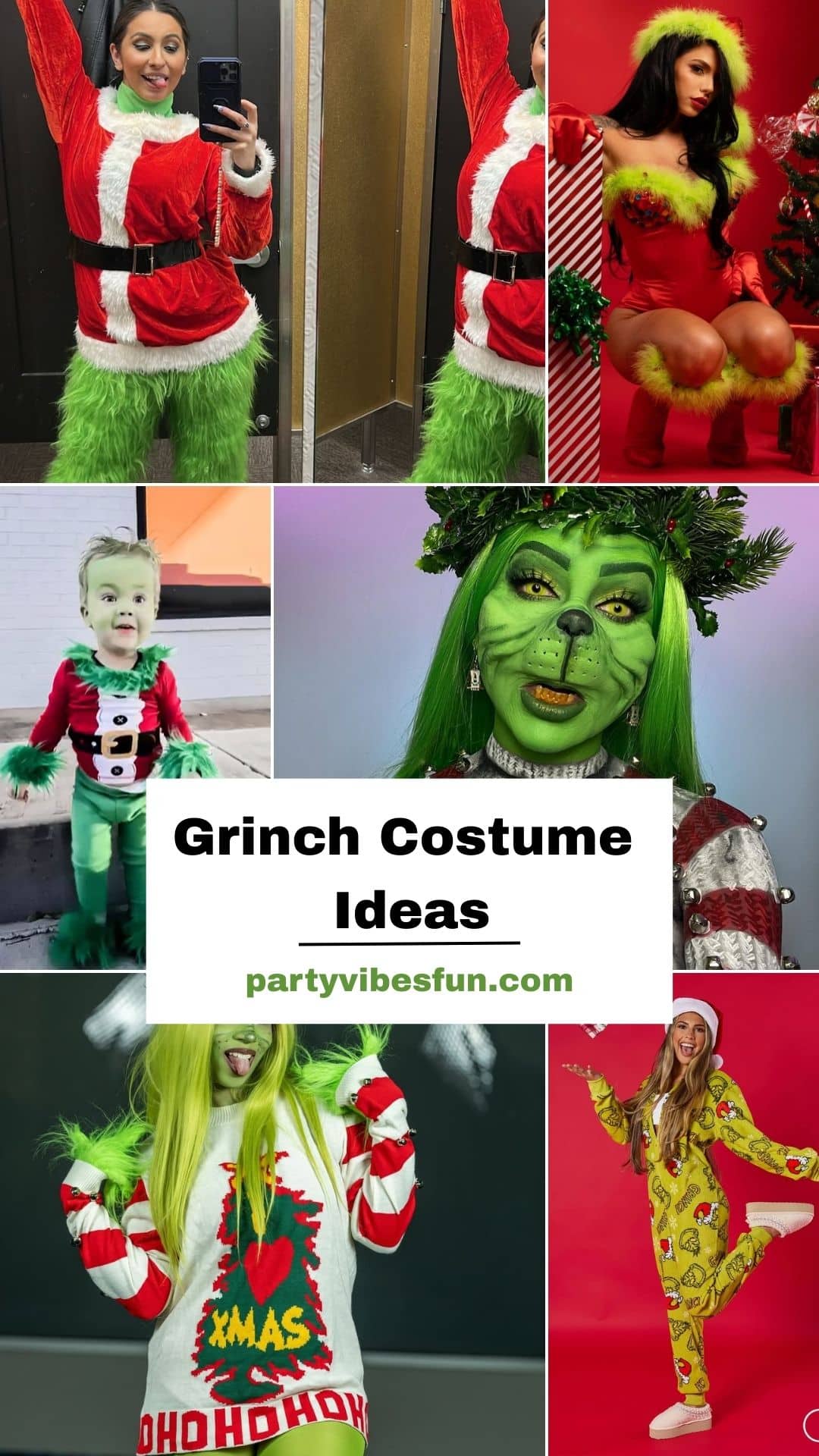 Grinch Costume Ideas for Fun Holiday and Party Looks