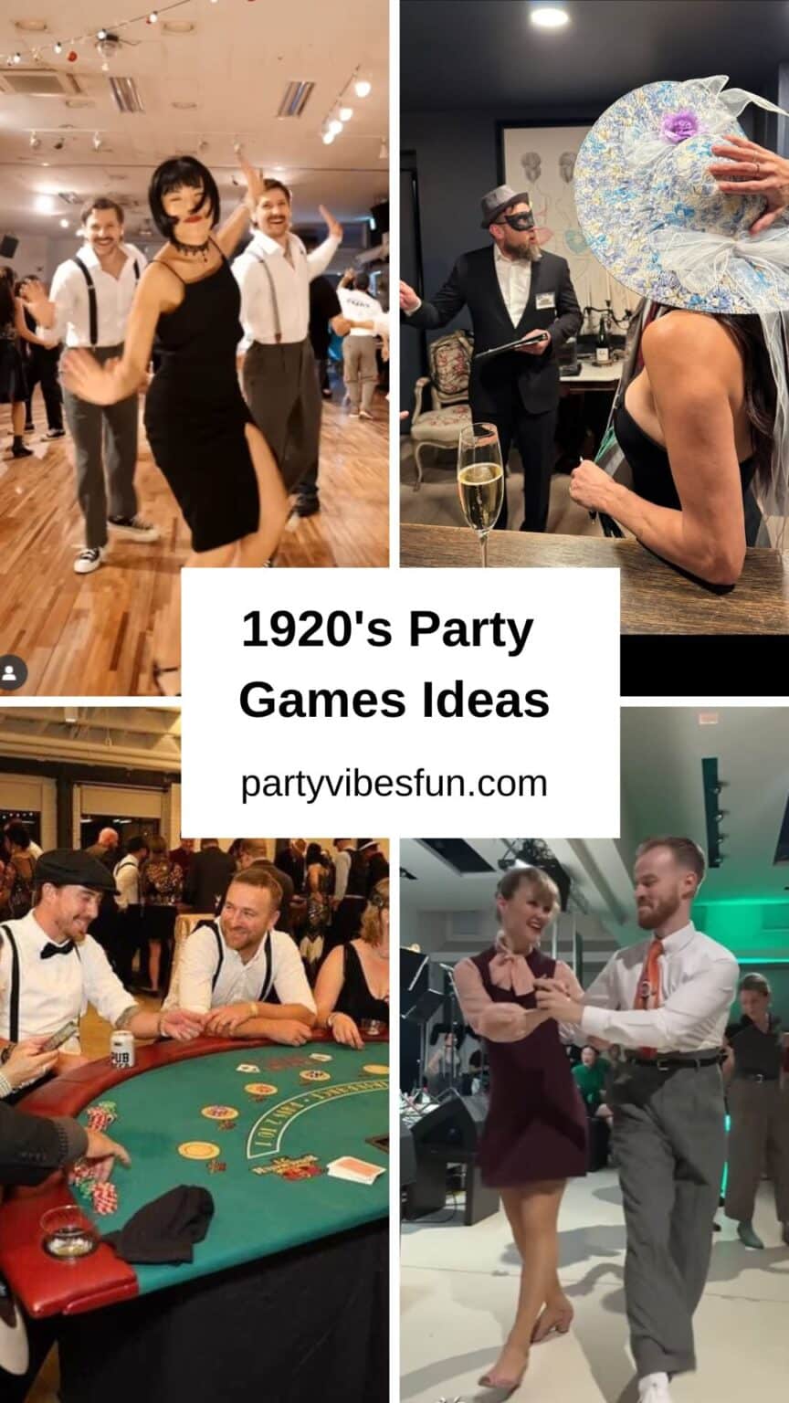 1920's Party Games Ideas – Fun Retro Entertainment