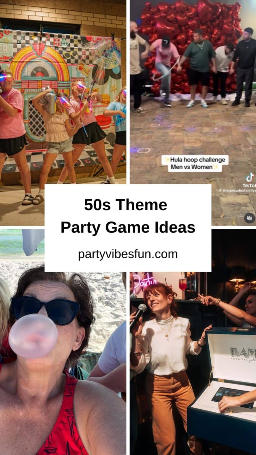 50s Theme Party Game Ideas for a Retro Celebration