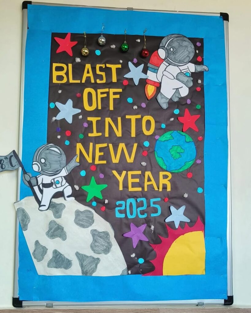 New Years Bulletin Board Ideas for Festive Displays