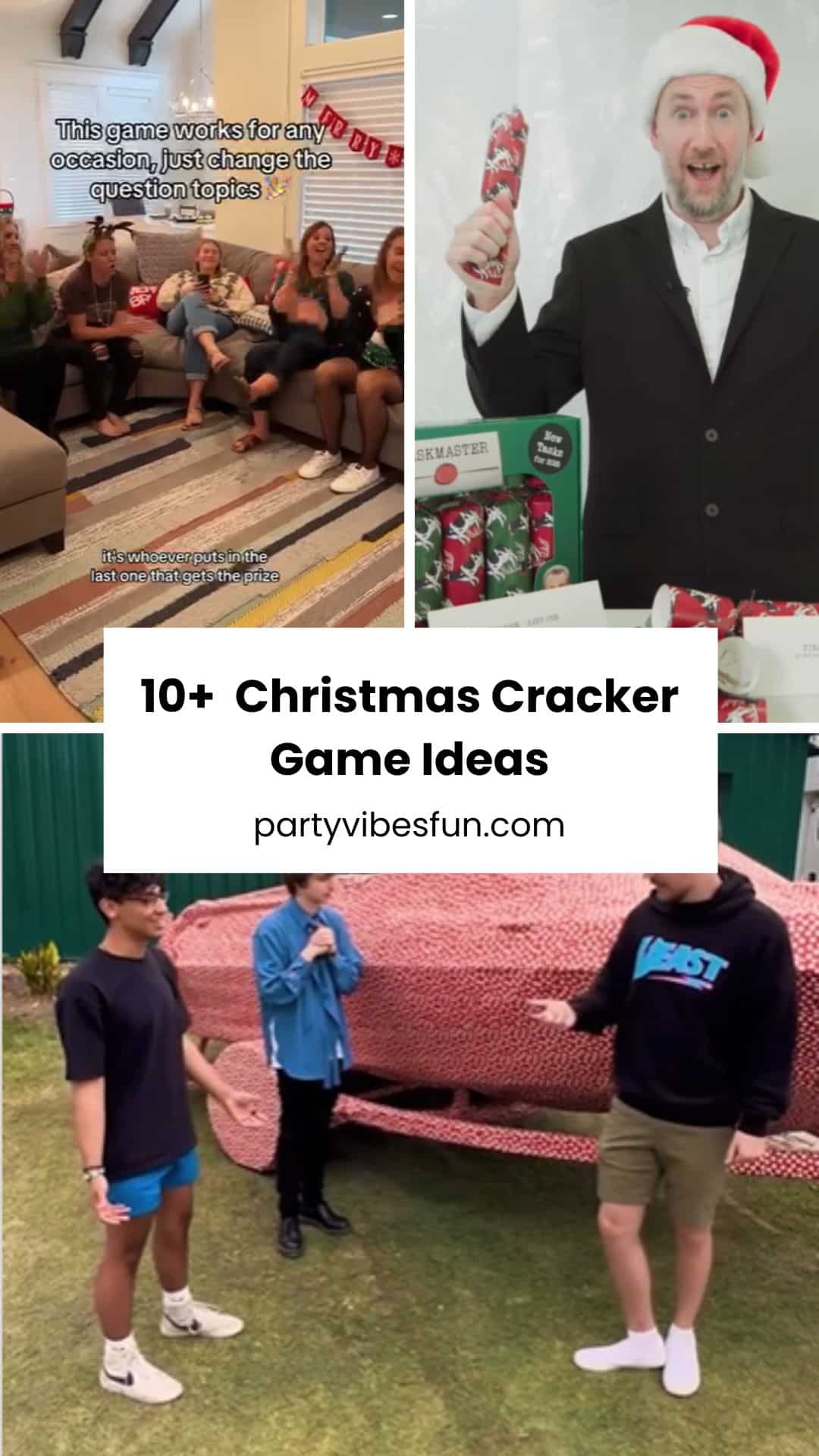 Christmas Cracker Game Ideas – Fun Holiday Party Games