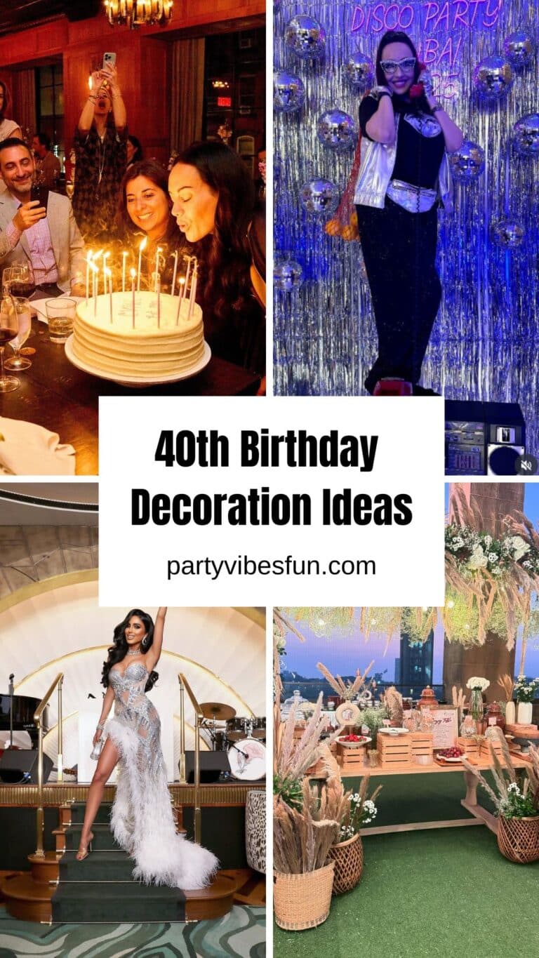 40th Birthday Decoration Ideas: Stylish Decor Inspiration