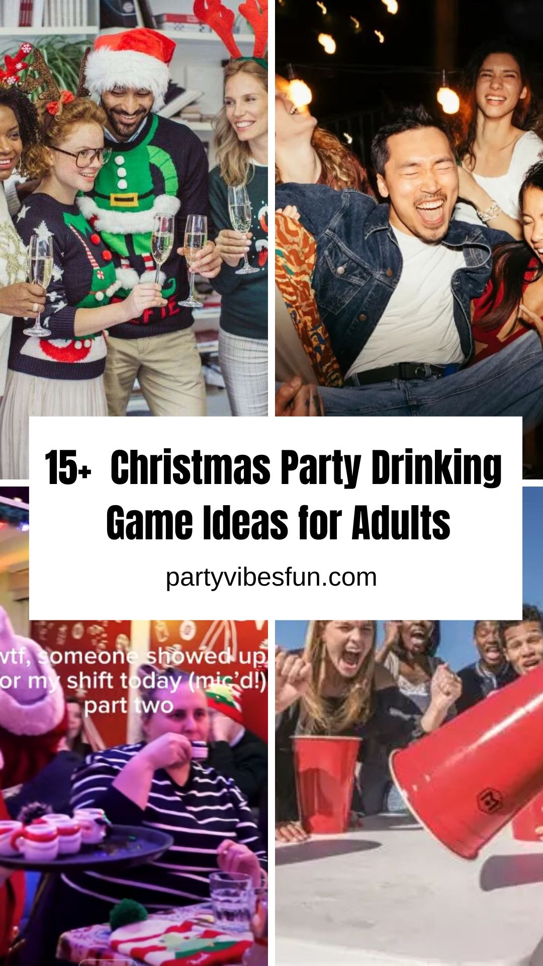 Christmas Party Drinking Game Ideas for Adults | Festive Fun