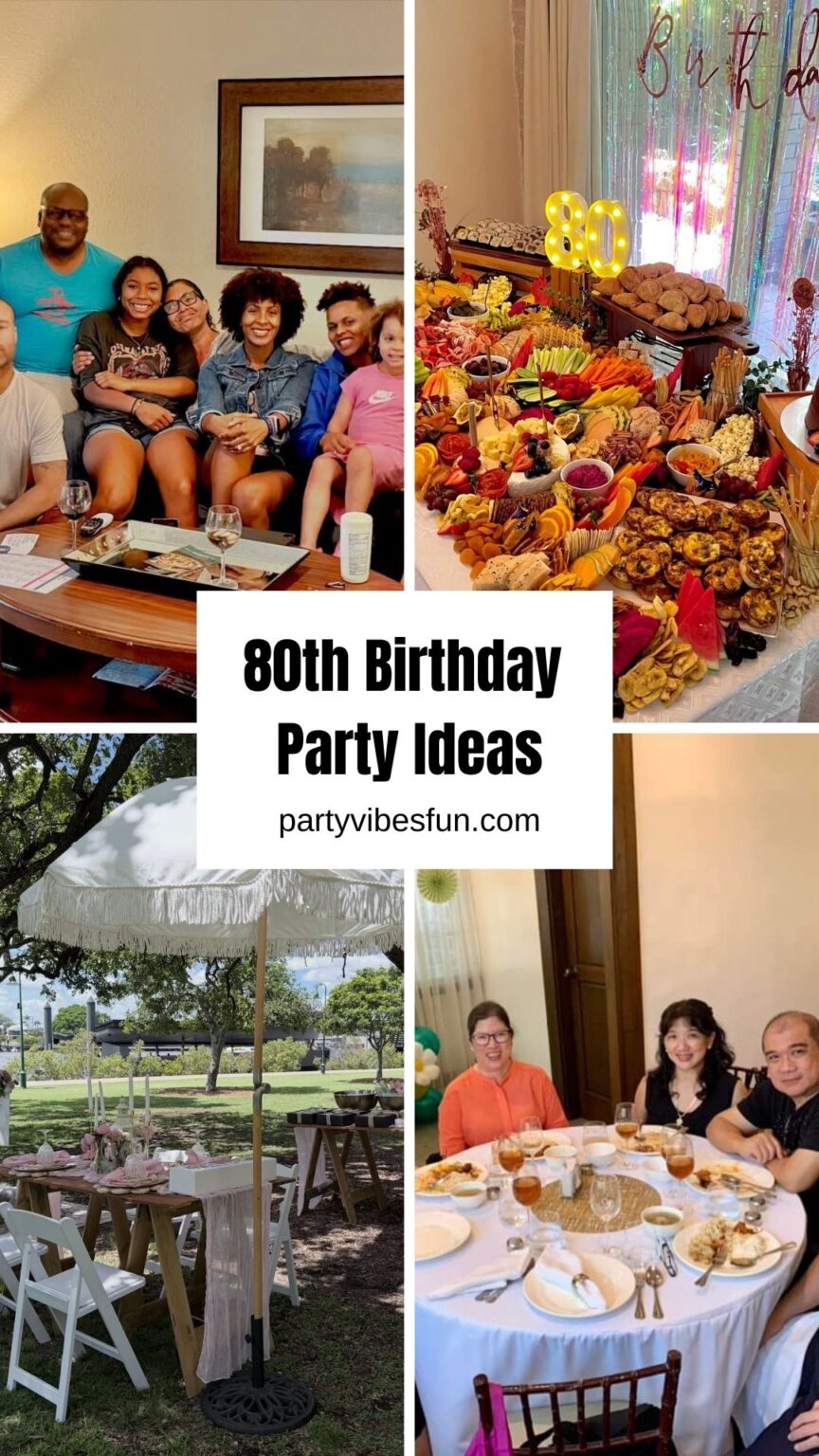 80th Birthday Party Ideas to Celebrate a Milestone