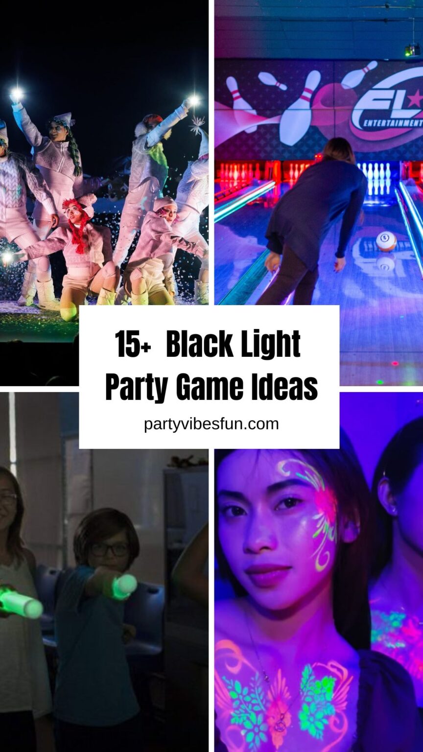 Black Light Party Game Ideas That Glow All Night