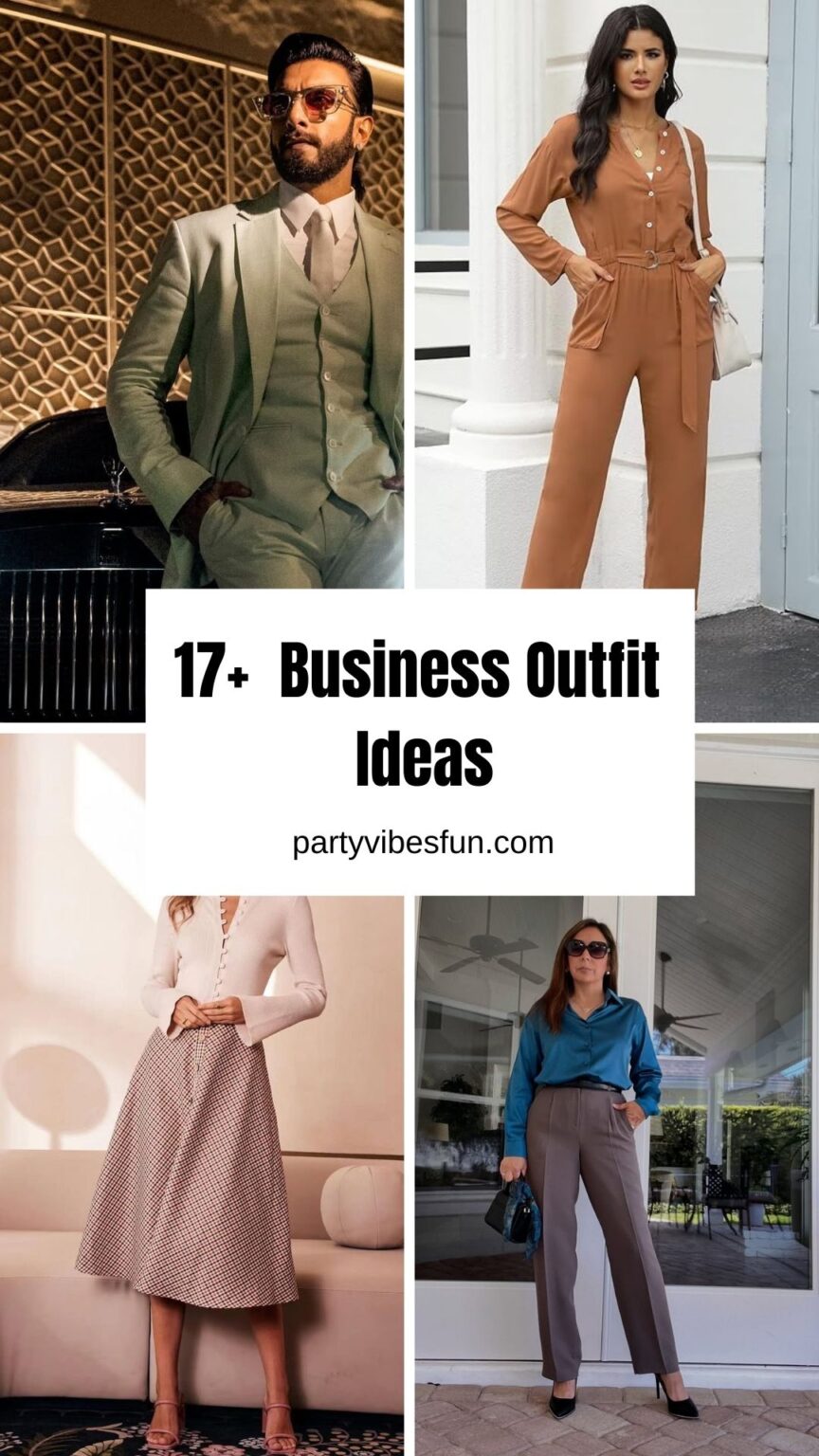 Business Outfit Ideas for Professional & Stylish Looks