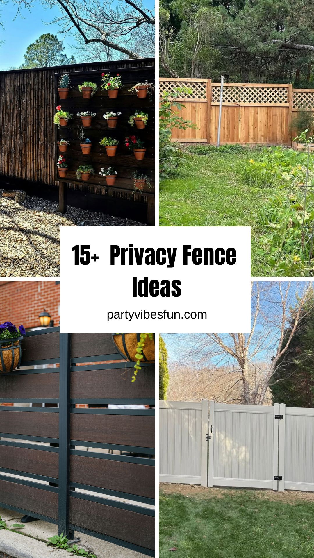 Privacy Fence Ideas for Stylish and Secure Outdoor Spaces