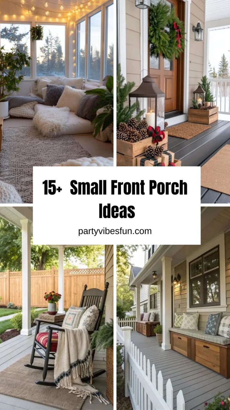 Small Front Porch Ideas That Maximize Style and Space Decor!