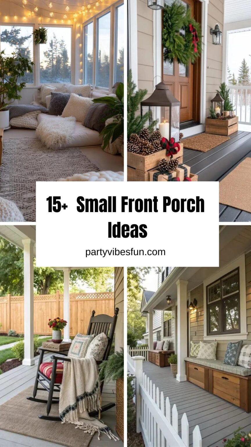 Small Front Porch Ideas That Maximize Style and Space Decor!