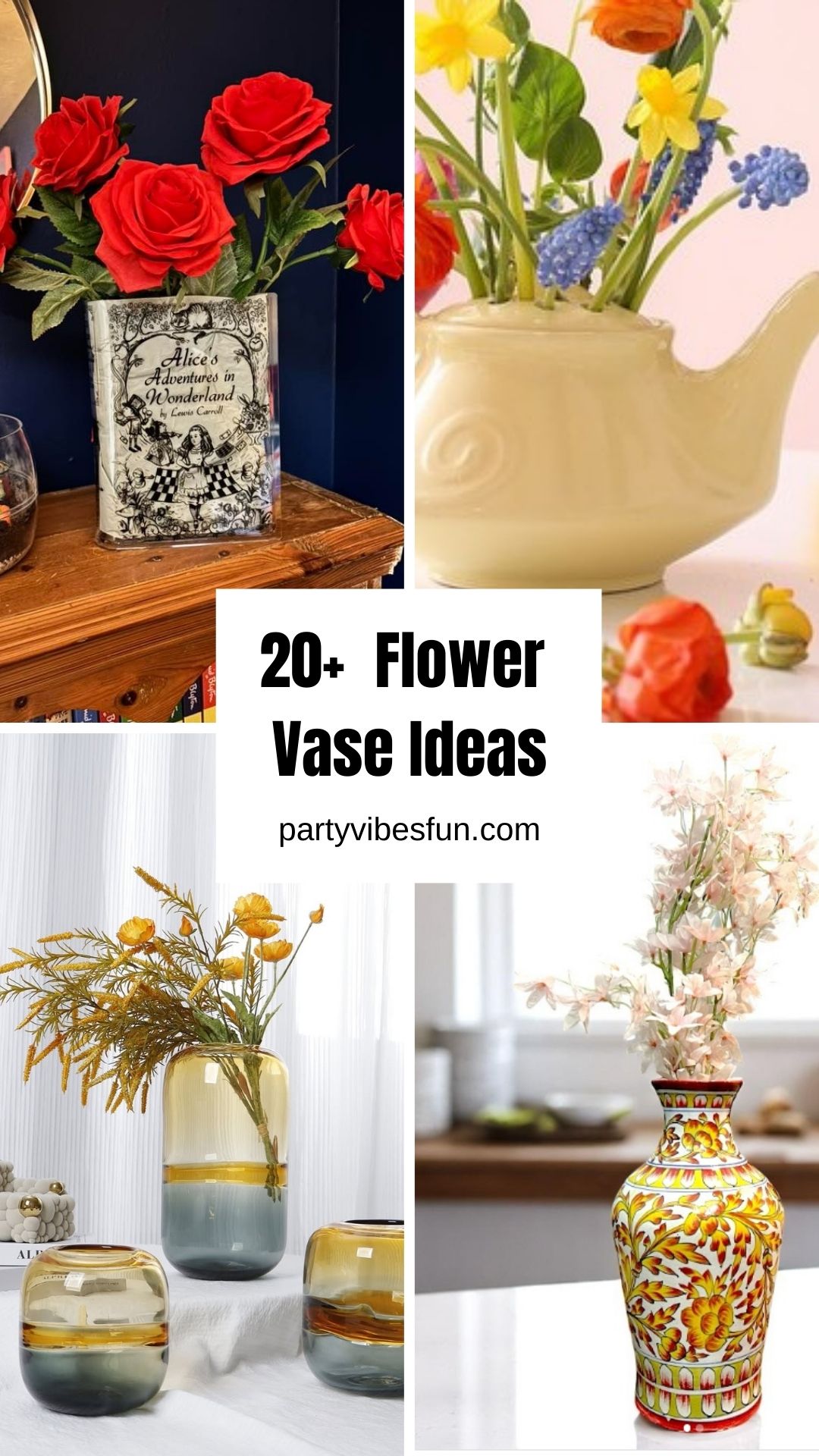 Flower Vase Ideas stylish centerpieces and decor for rooms!!