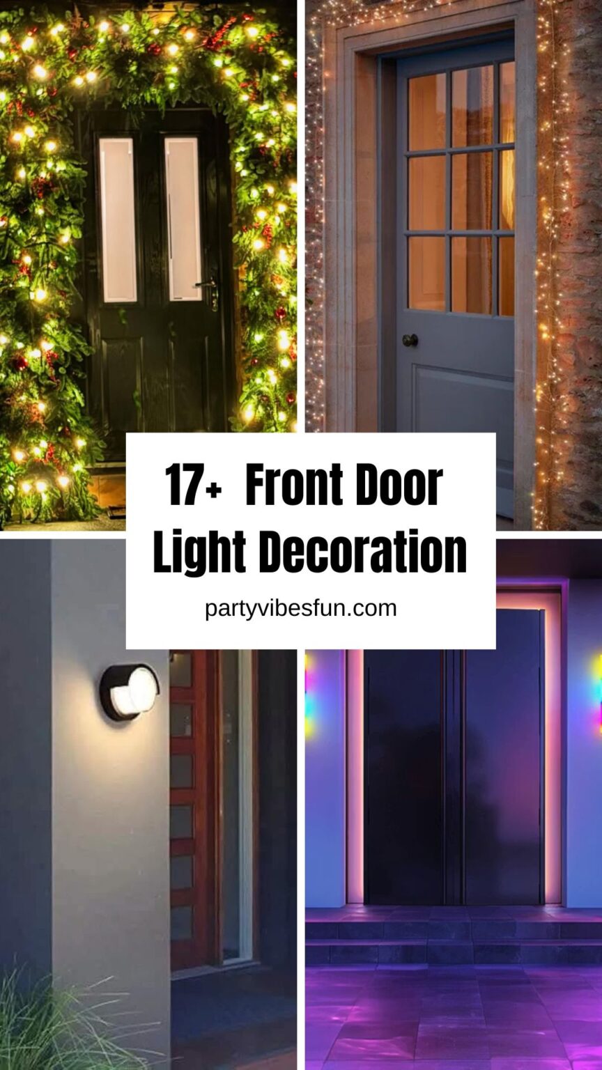 Front Door Light Decoration – Creative Ideas
