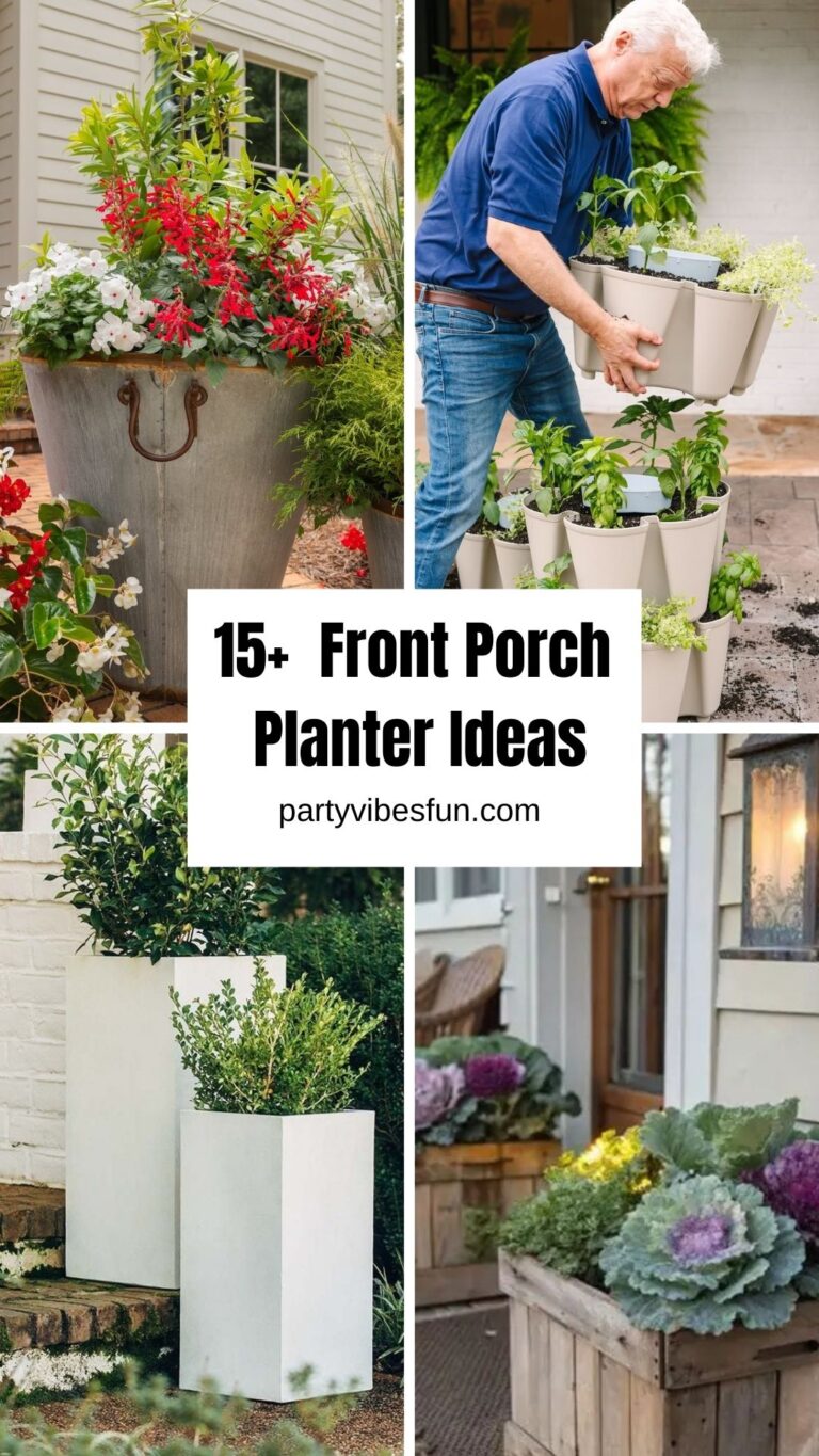 Front Porch Planter Ideas: Charming Decor with Pots & Plants