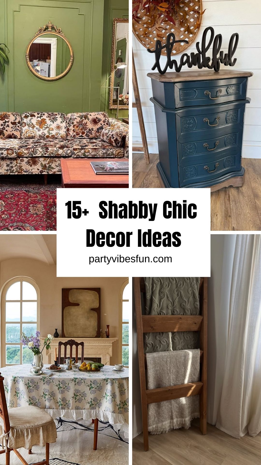 Shabby Chic Decor Ideas: Cozy Vintage Style for Every Room!!