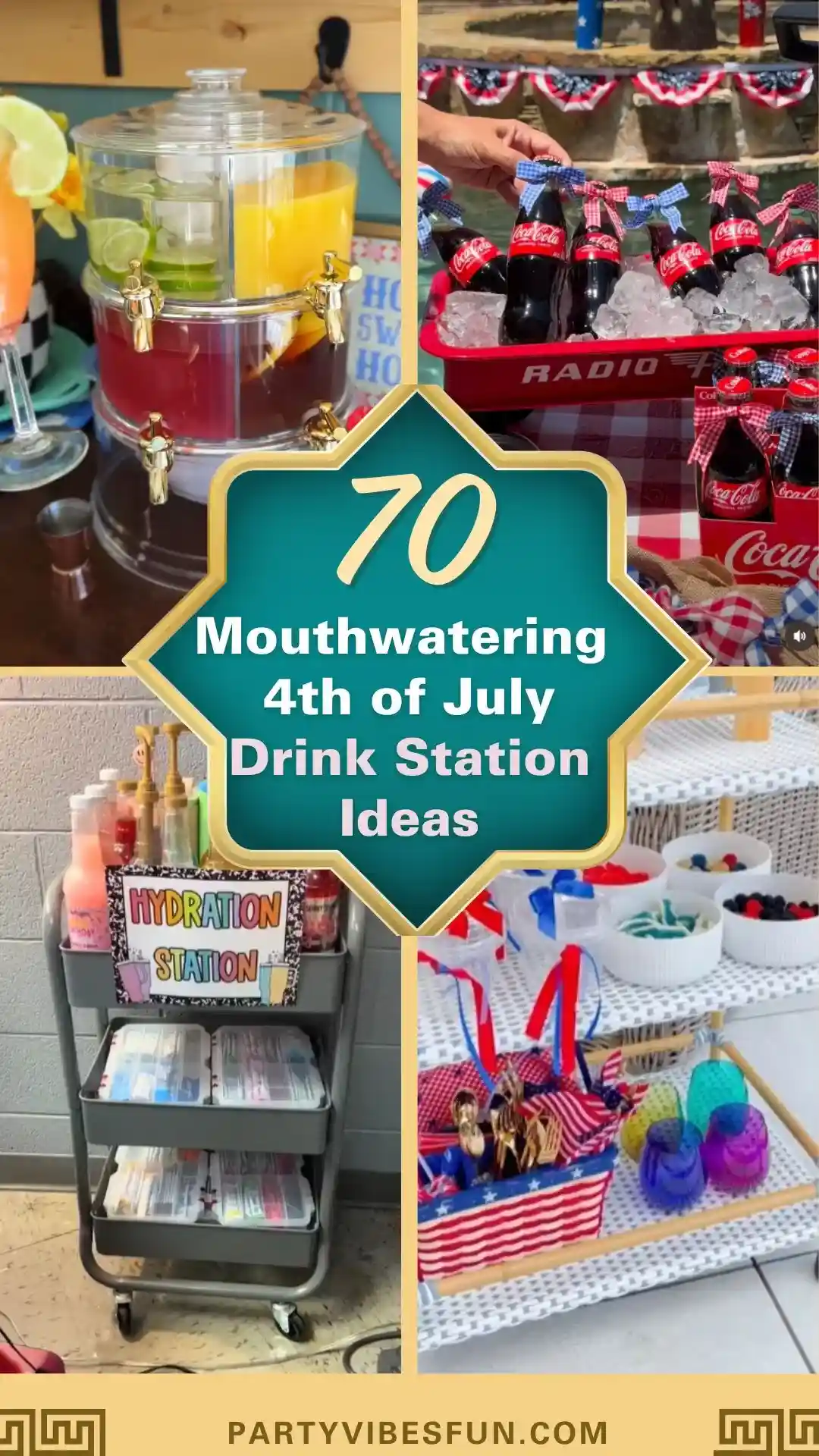 4th of July Drink Station Ideas for a Festive Celebration